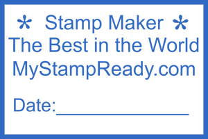 Rubber Stamp Maker online and Digital Seal designer MyStampready.com ...