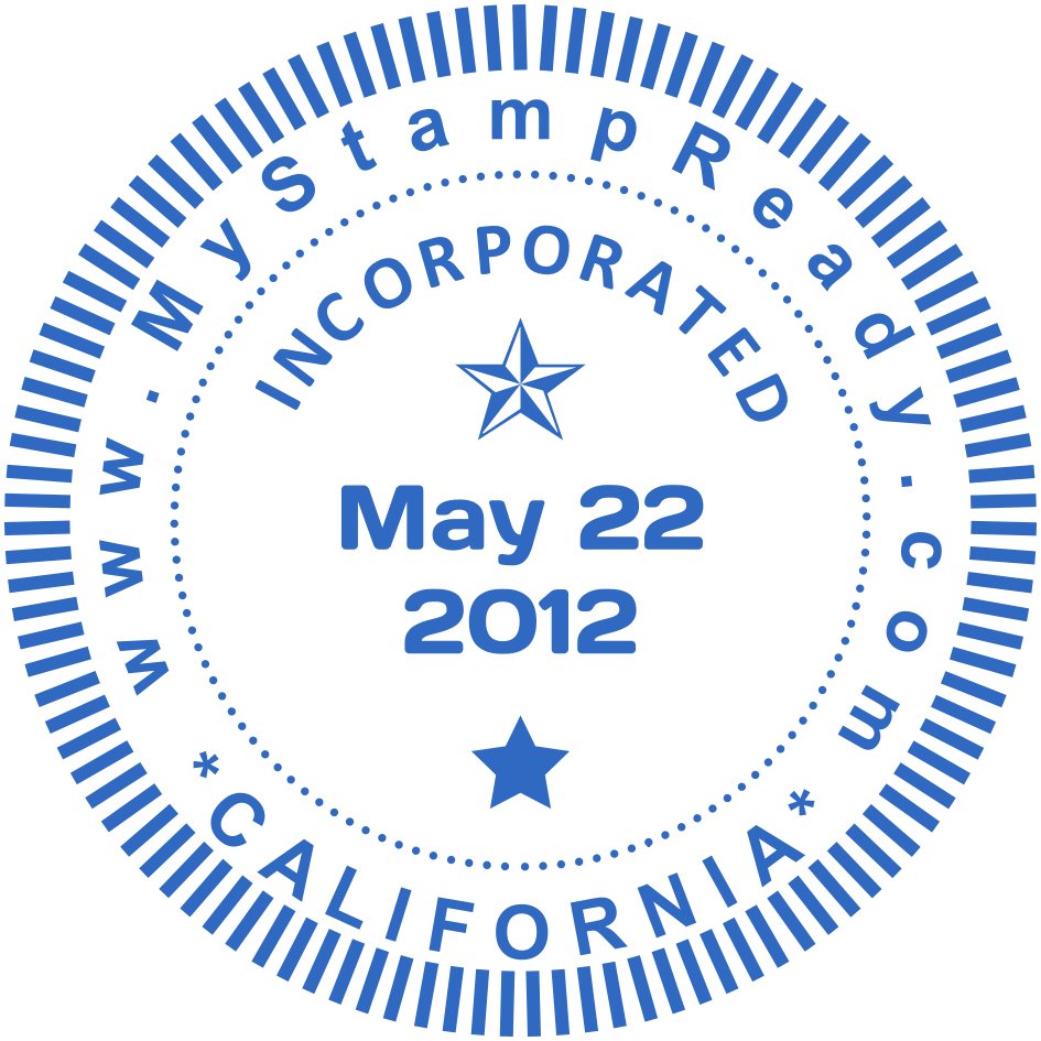 Rubber Stamp Maker online and Digital Seal designer MyStampready.com ...