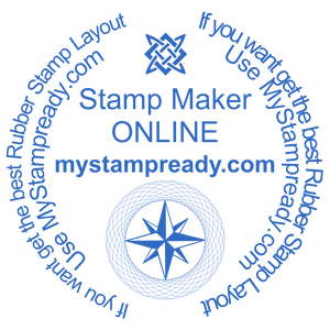 Rubber Stamp Maker online and Digital Seal designer MyStampready.com ...
